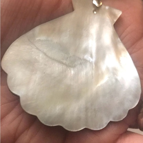 Jewelry | Abalone Clam Shell Rainbow Iridescent Carved Seashell Oyster ...